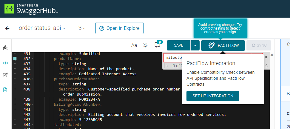 How To Delete Pactflow And Sync Buttons In The Swaggerhub Editor