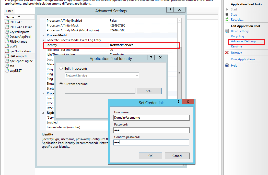 On-Premises only: How to access DB using Windows Authentication