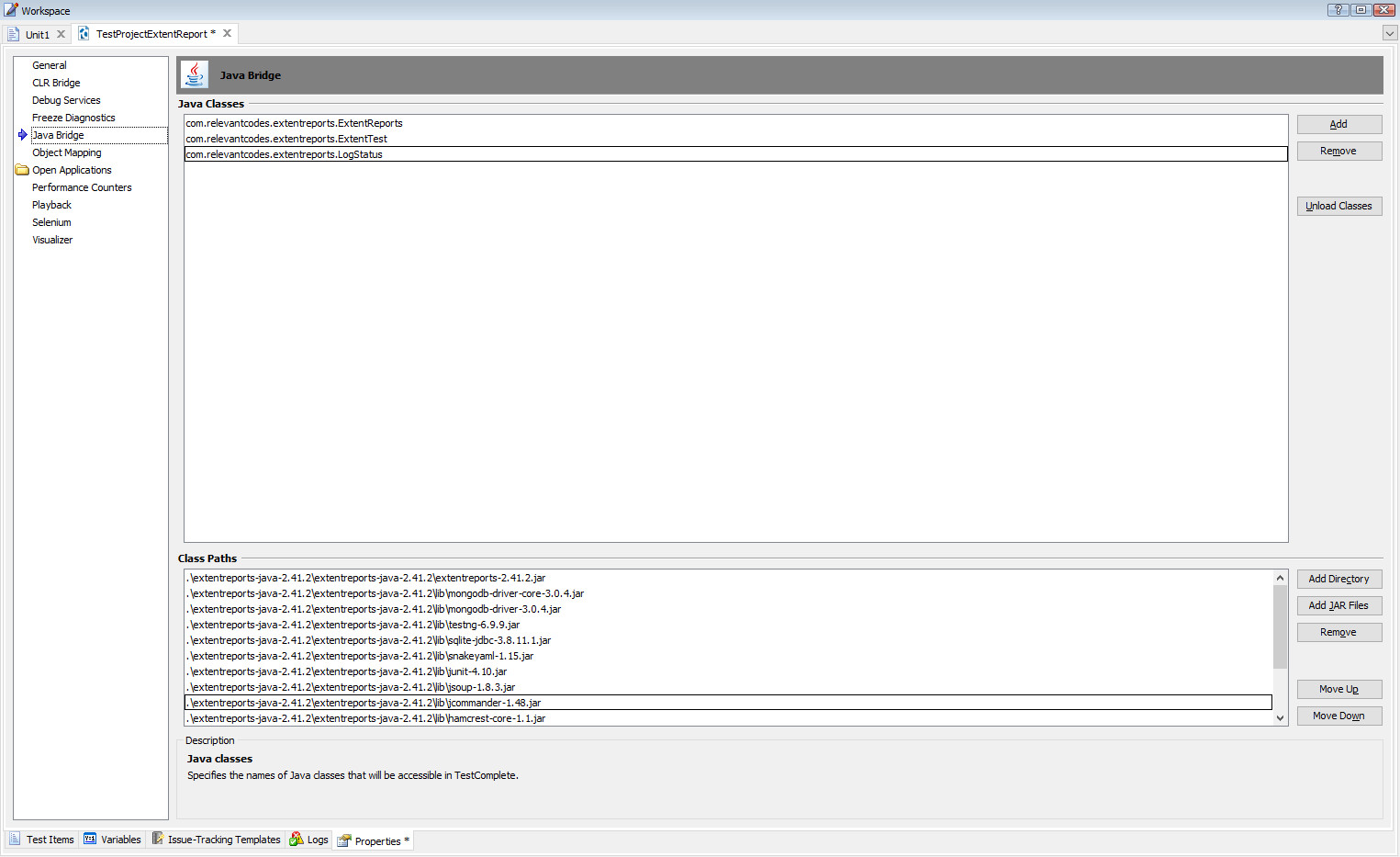 How to integrate ExtentReports with TestComplete
