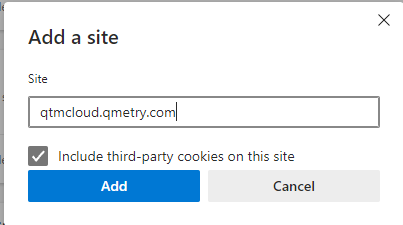 Edge - How to unblock third-party cookies?